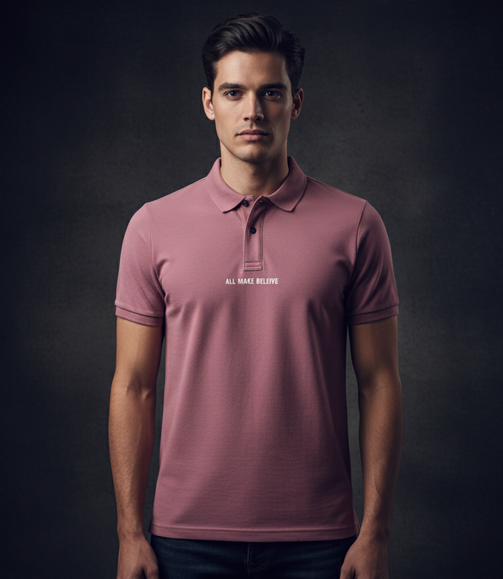 Men's Timeless Solid Polo Shirt - Cotton Blend | EDGE Casuals
